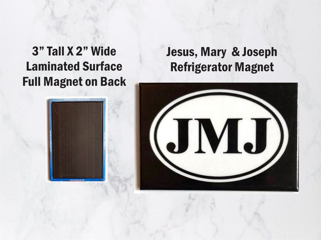 Jesus, Mary & Joseph Magnet Fridge Magnet Religious Magnets Catholic ...