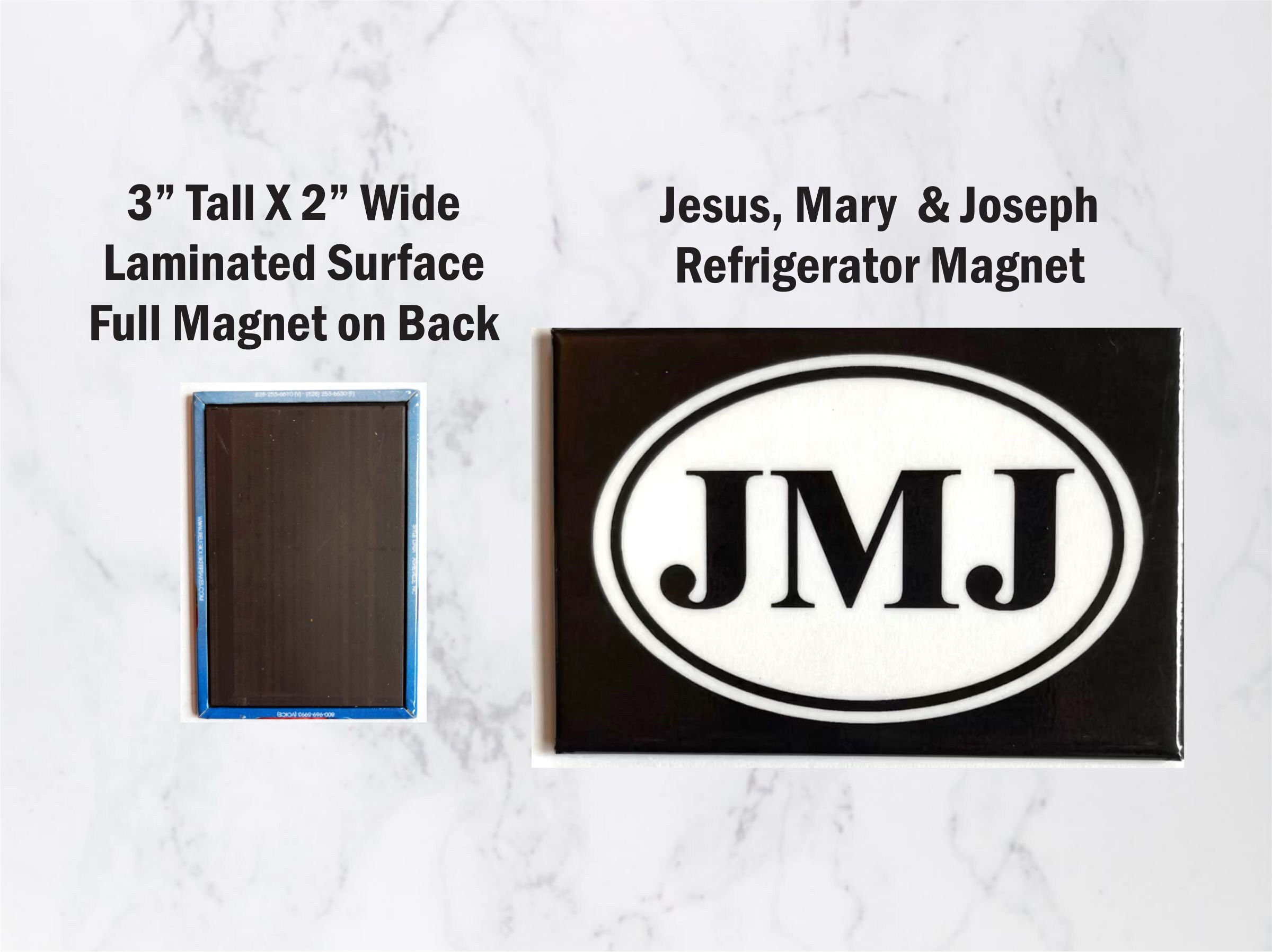 Jesus, Mary & Joseph Magnet Fridge Magnet Religious Magnets Catholic ...