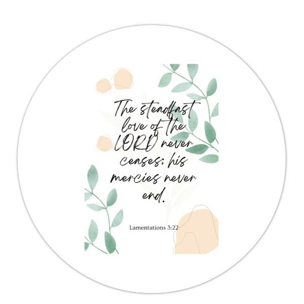 Bible Verse Clear Stickers - Etsy