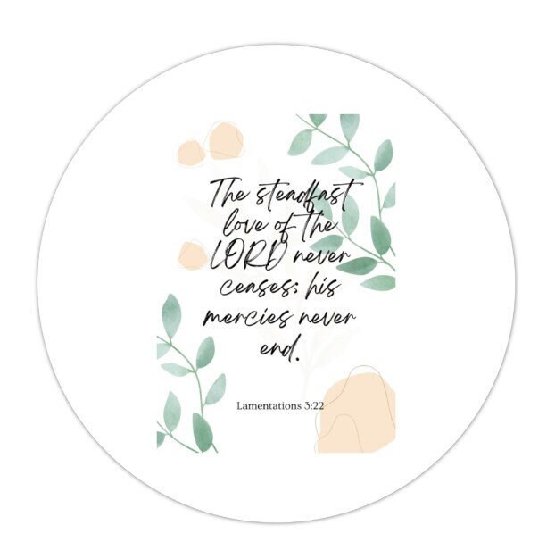Sheet of 24 Bible Verse Stickers | Memory Verse Stickers | Student ...