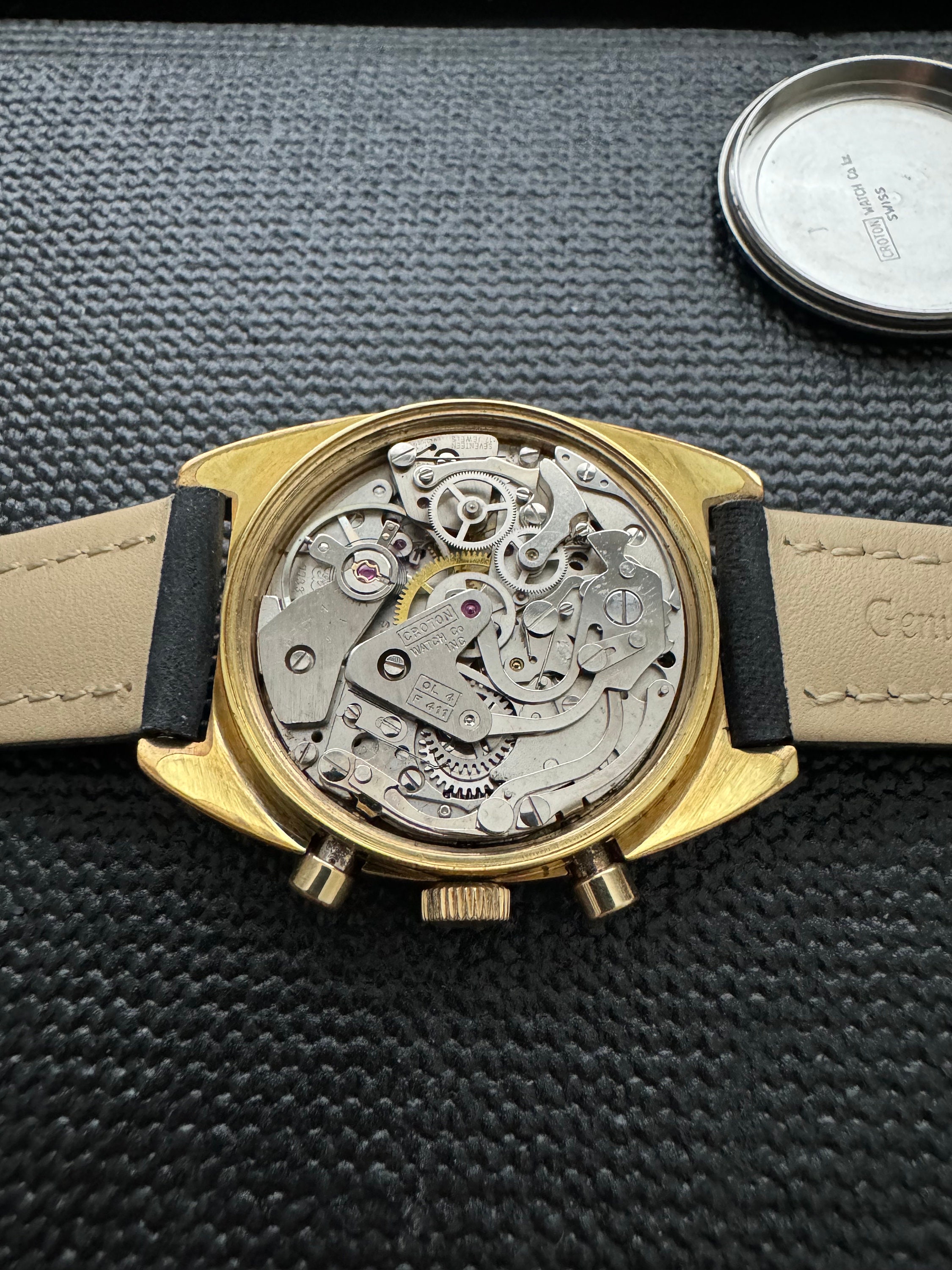 Vintage Croton Chronograph Mens Watch - Etsy