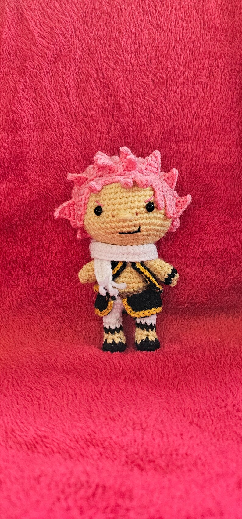 Fairytail Natsu Crochet Pattern - Etsy