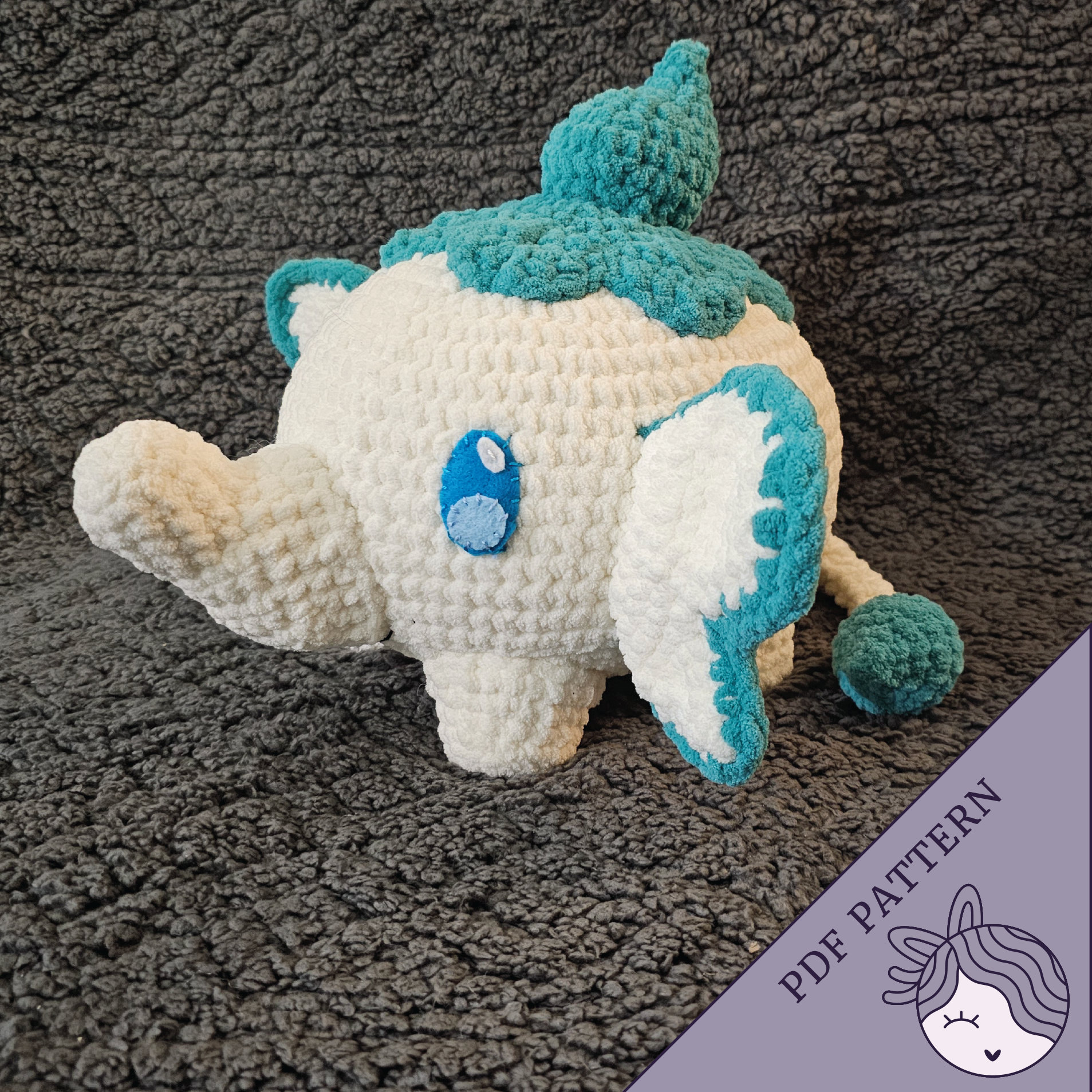 Jumbo Palworld Teafant Crochet Pattern - Etsy Australia