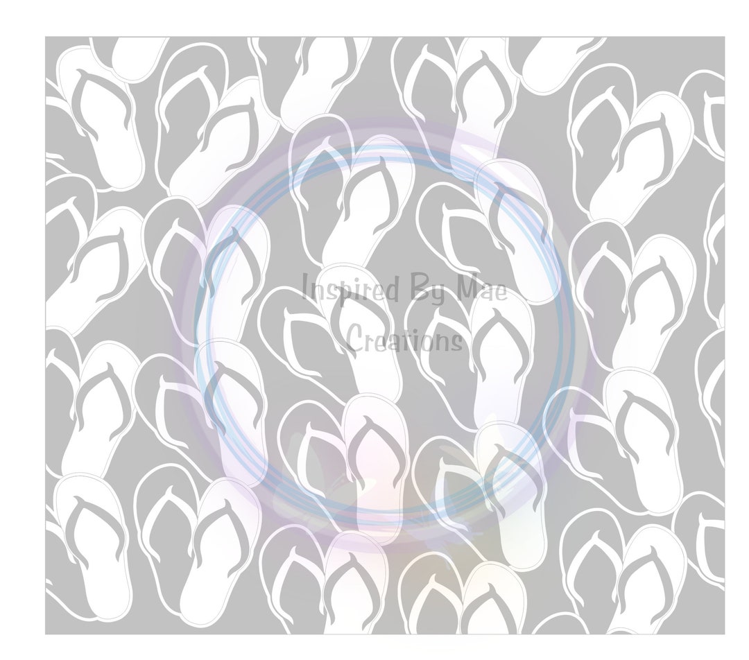 Seamless Flip Flop Glitter Burst Template - Etsy