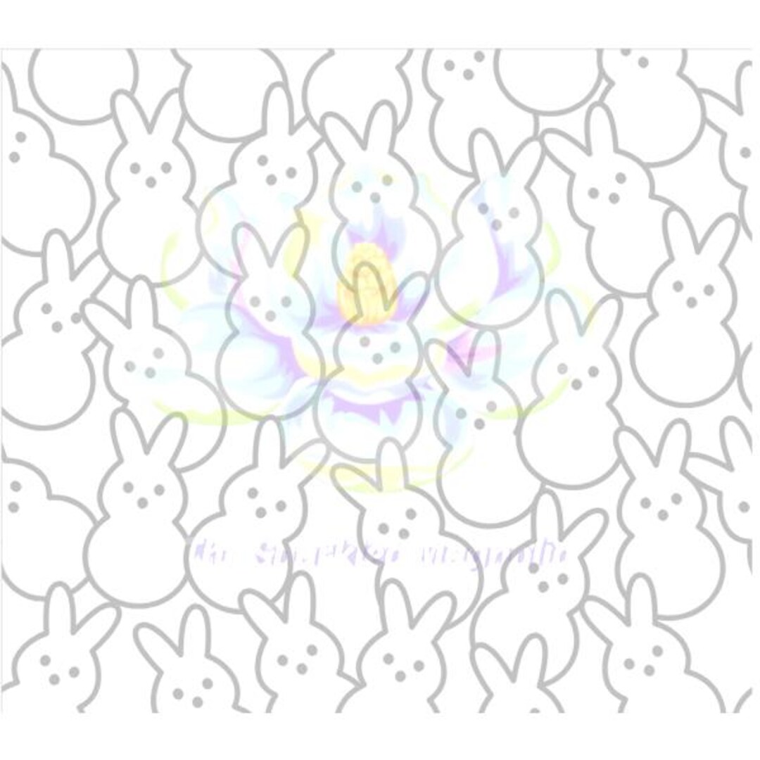 Seamless Small Peeps Precut Template (double Sided Adhesive) - Etsy