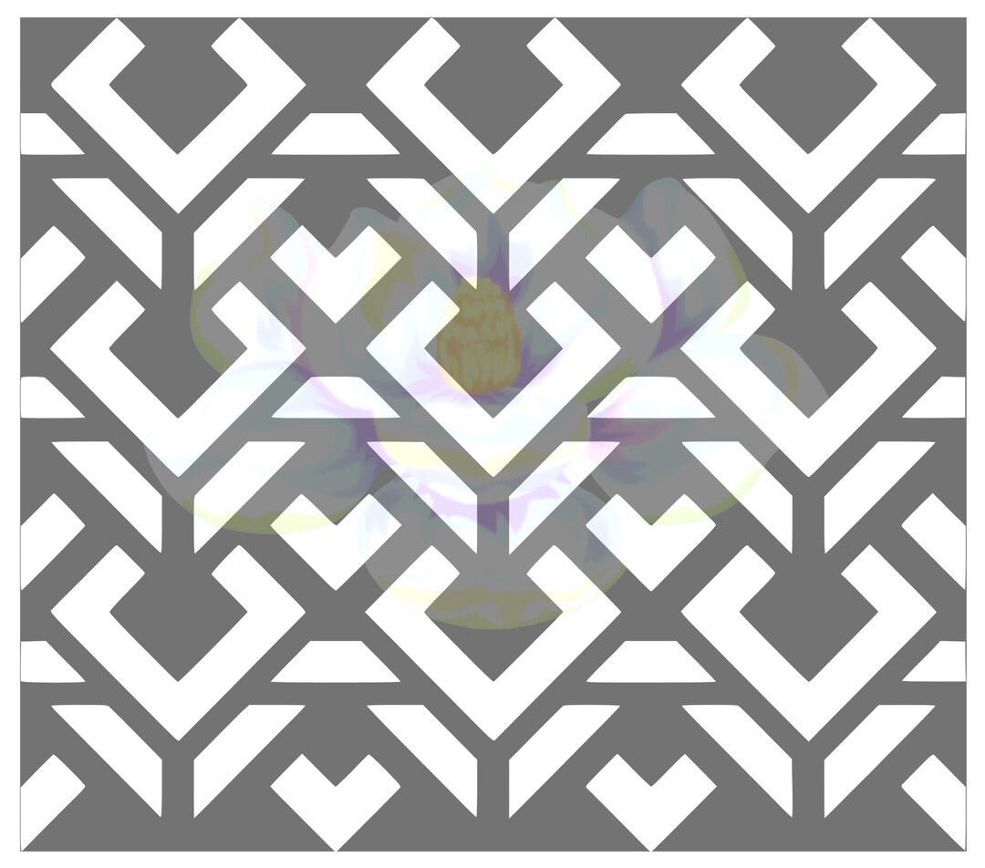 Seamless Aztec Tiles Burst Template - Etsy