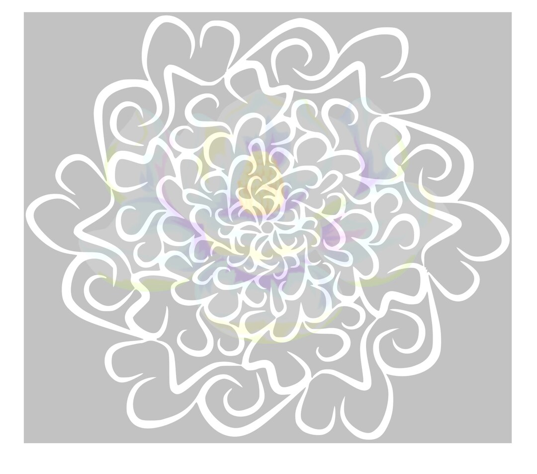 Seamless Swirls Precut (double Sided Adhesive) - Etsy