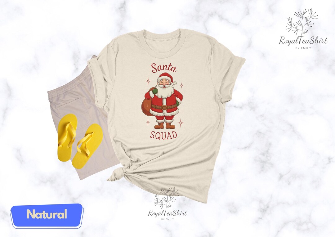 Santa Squad Shirt, Christmas Squad Shirt, Santa Clause Shirt, Santa ...
