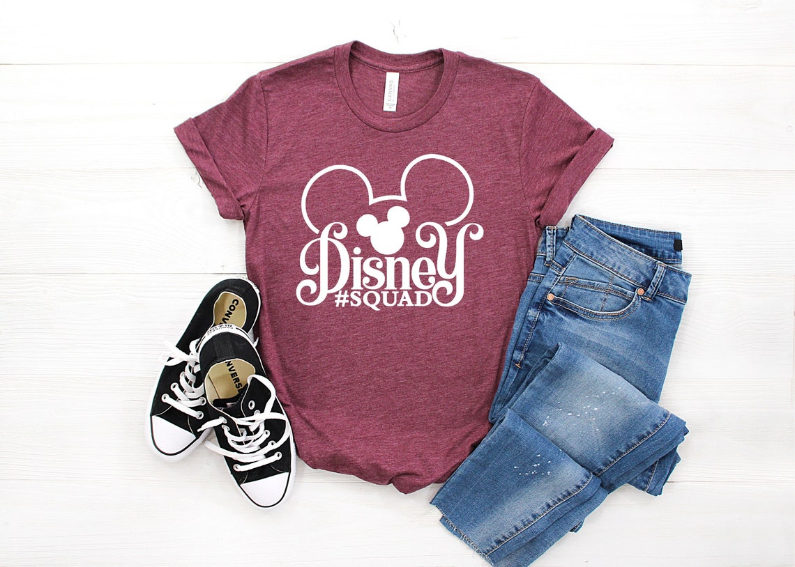 Disney Squad Shirt Disney Family Shirts Disney Squad Shirts | Etsy