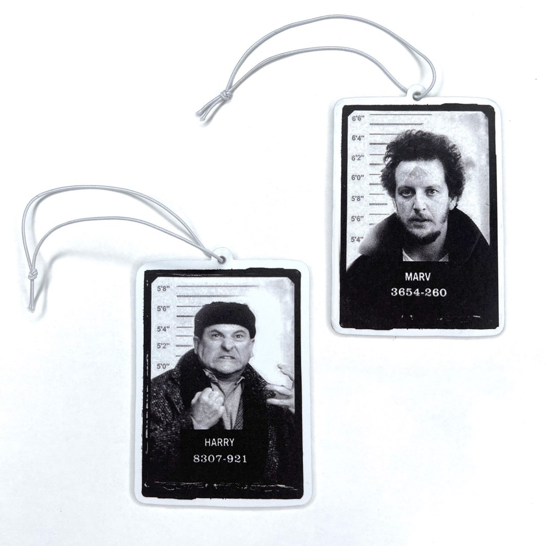 Marv & Harry Sticky Bandits Home Alone Air Freshener Unique - Etsy