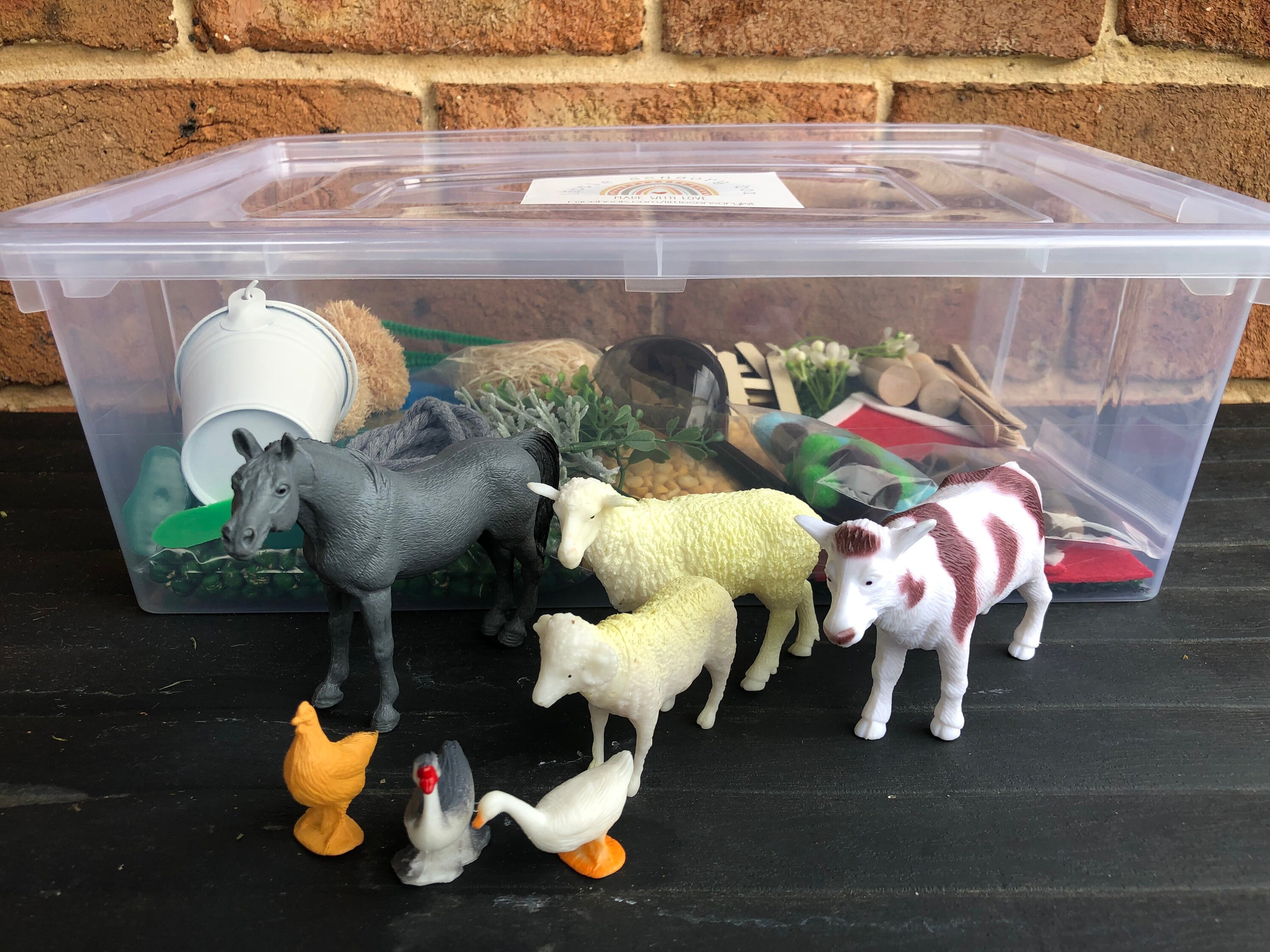 Farm Sensory Box | Etsy