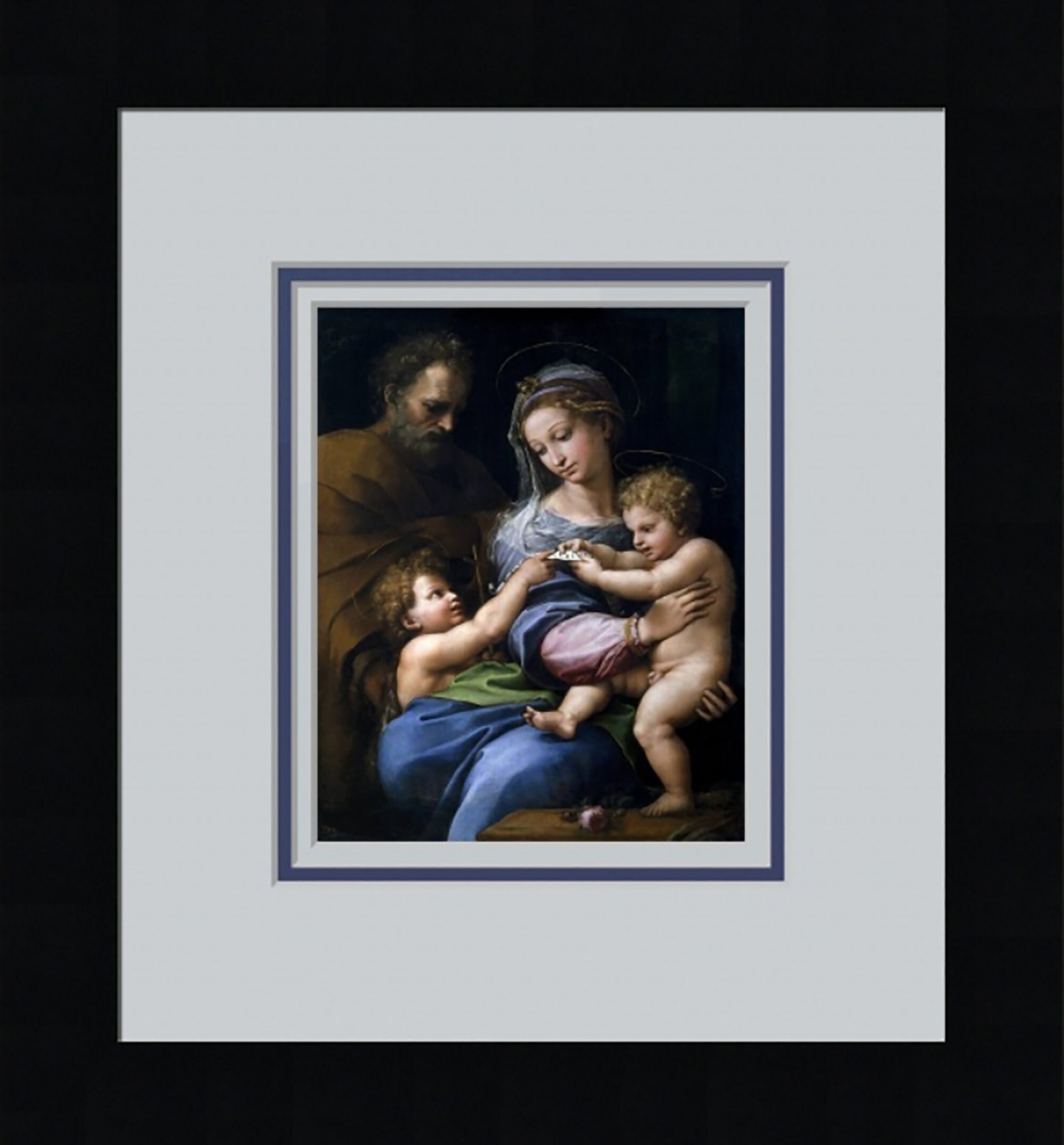 Madonna of the Rose Raffaello Sanzio Da Urbino raphael Giclee Print ...