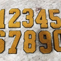 Fabric Numbers - Etsy