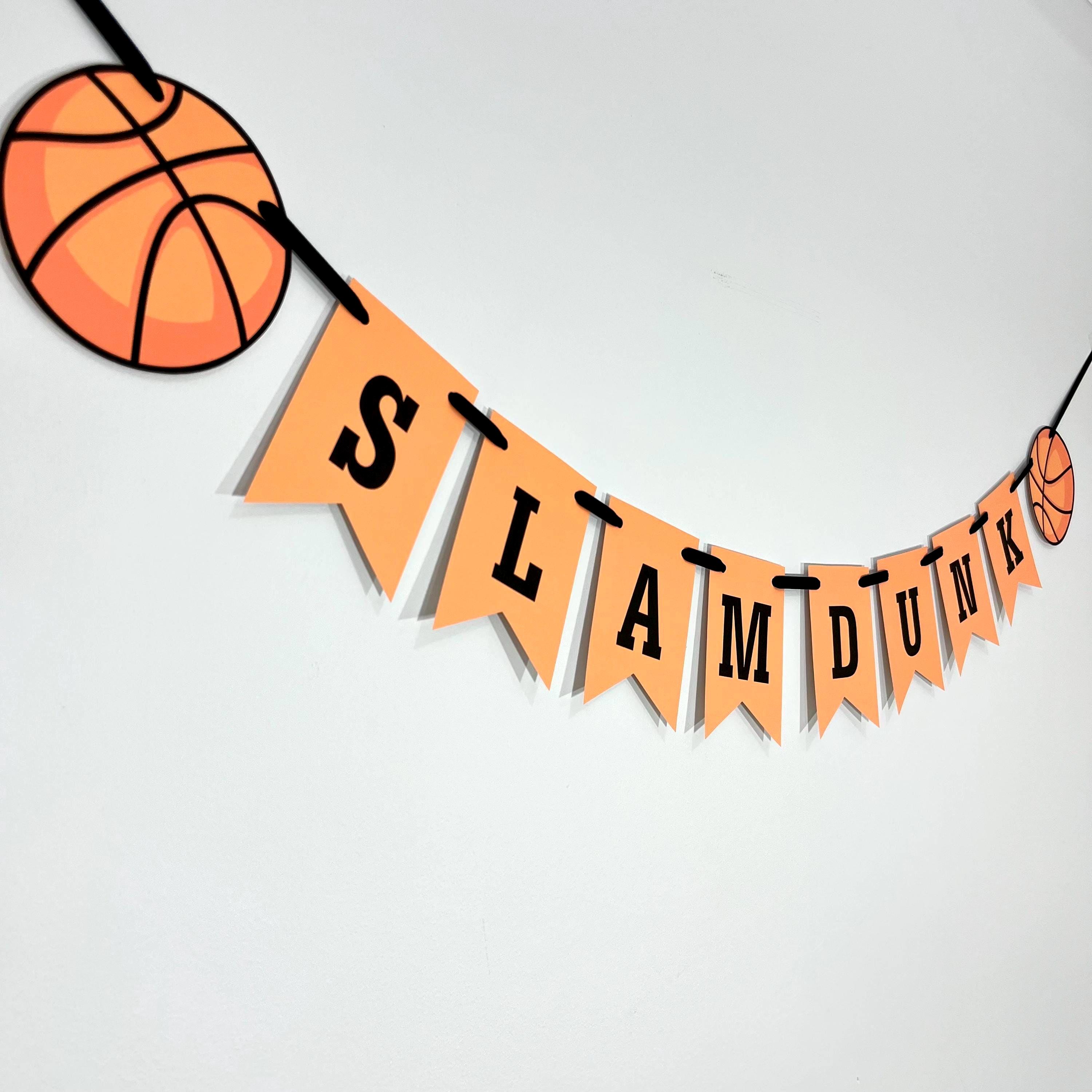 Basketball Party Banner - Etsy