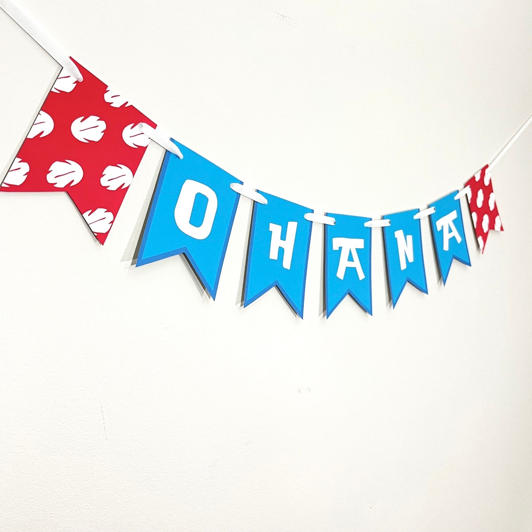 Ohana Party Banner - Etsy