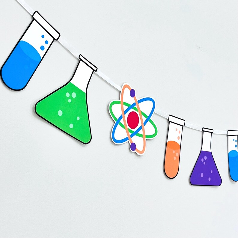 Science Party Garland - Etsy