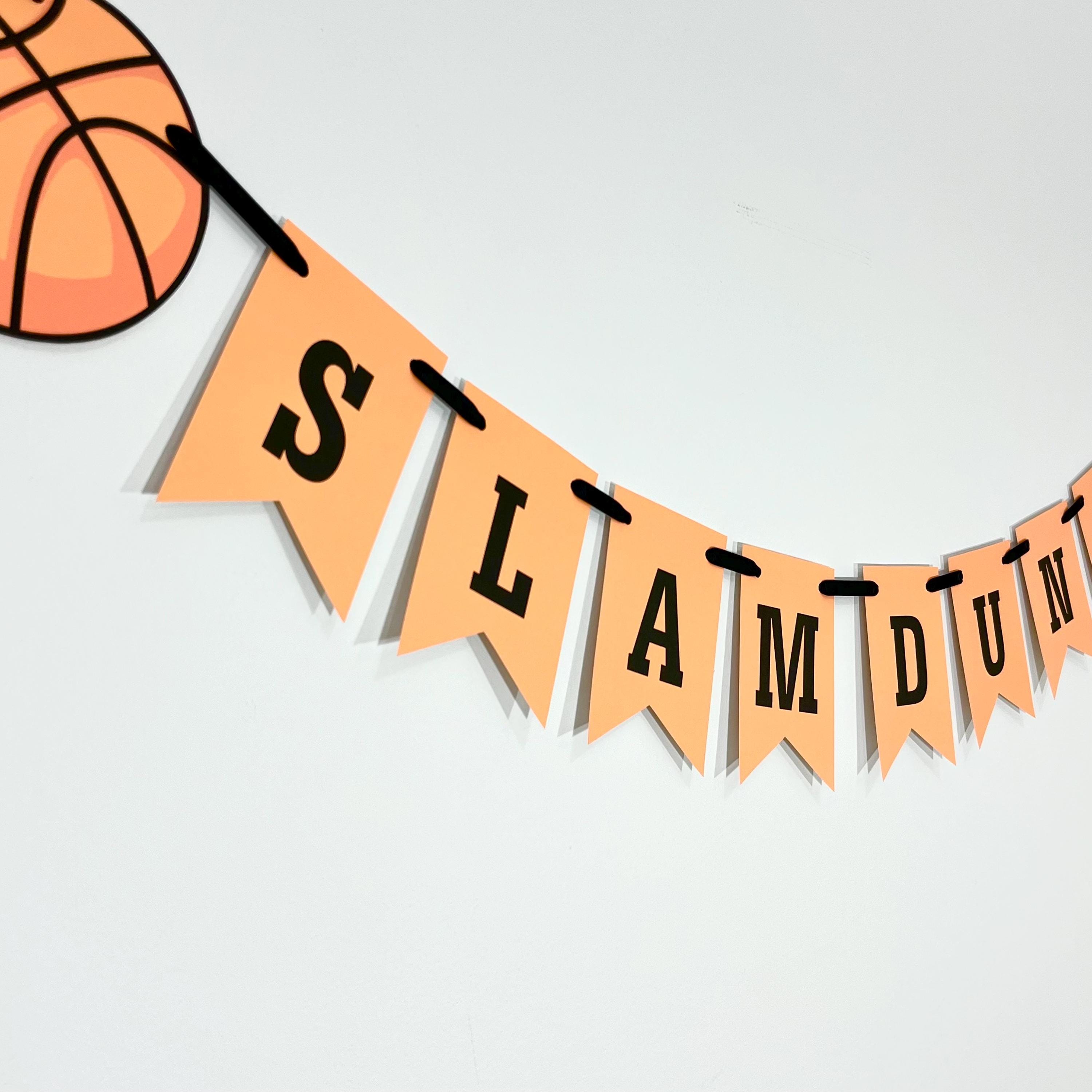 Basketball Party Banner - Etsy