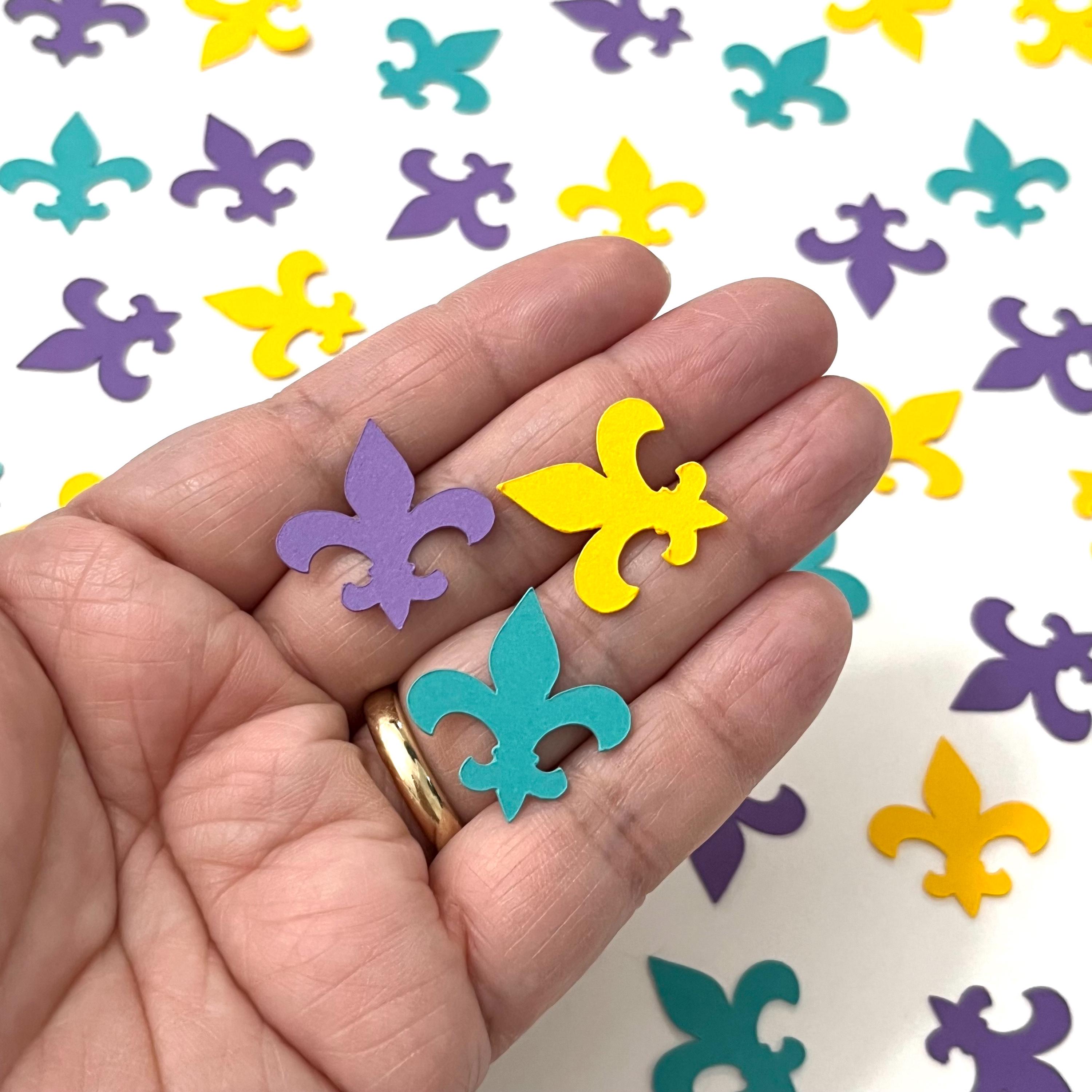 Mardi Gras Confetti 100 Pieces - Etsy
