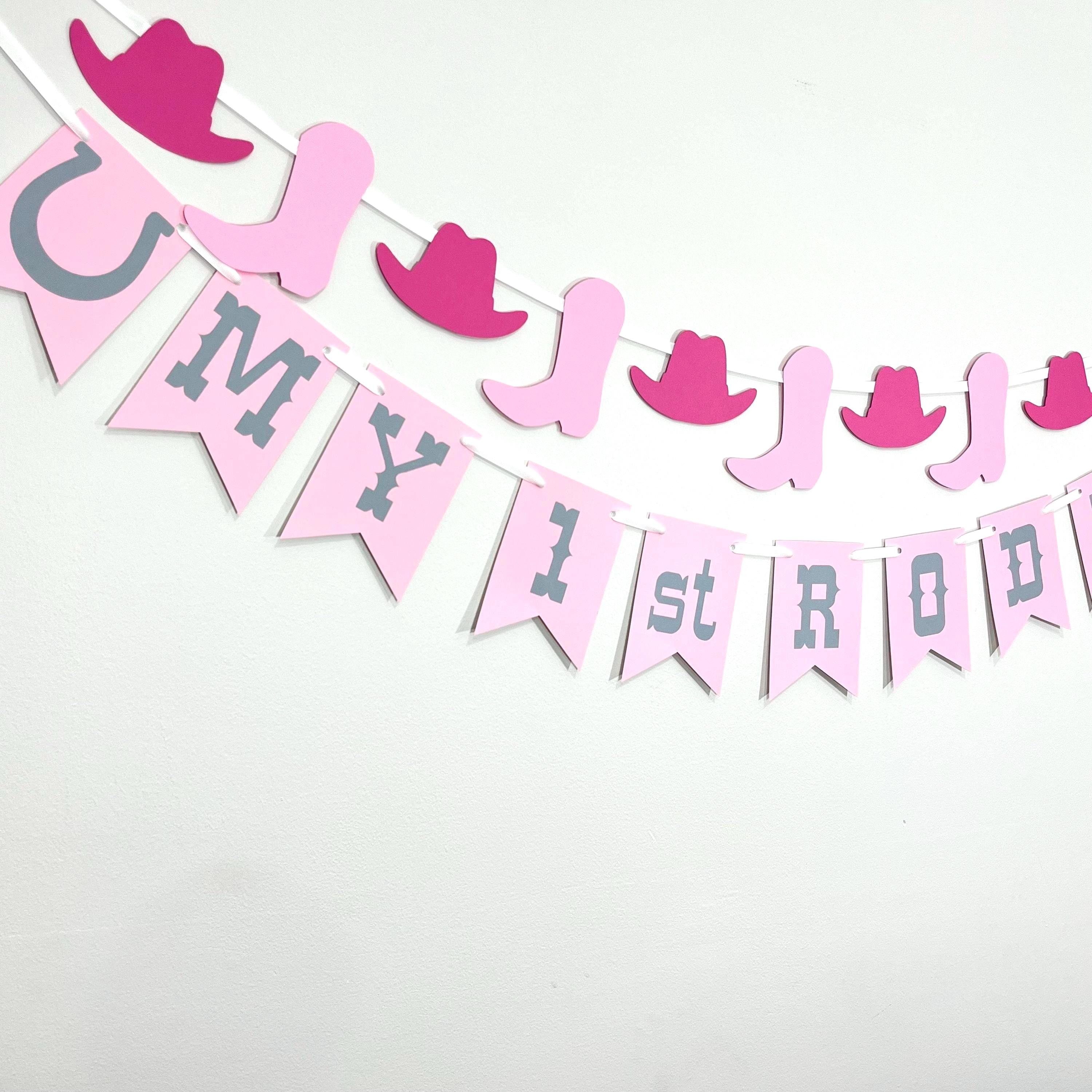 Western Cowgirl Party Banner - Etsy