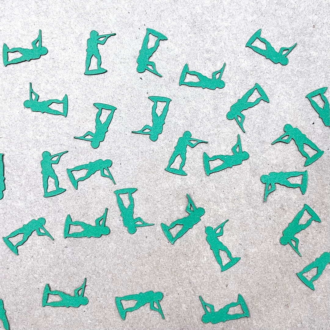 Toy Soldier Army Men Confetti 100 Pieces - Etsy