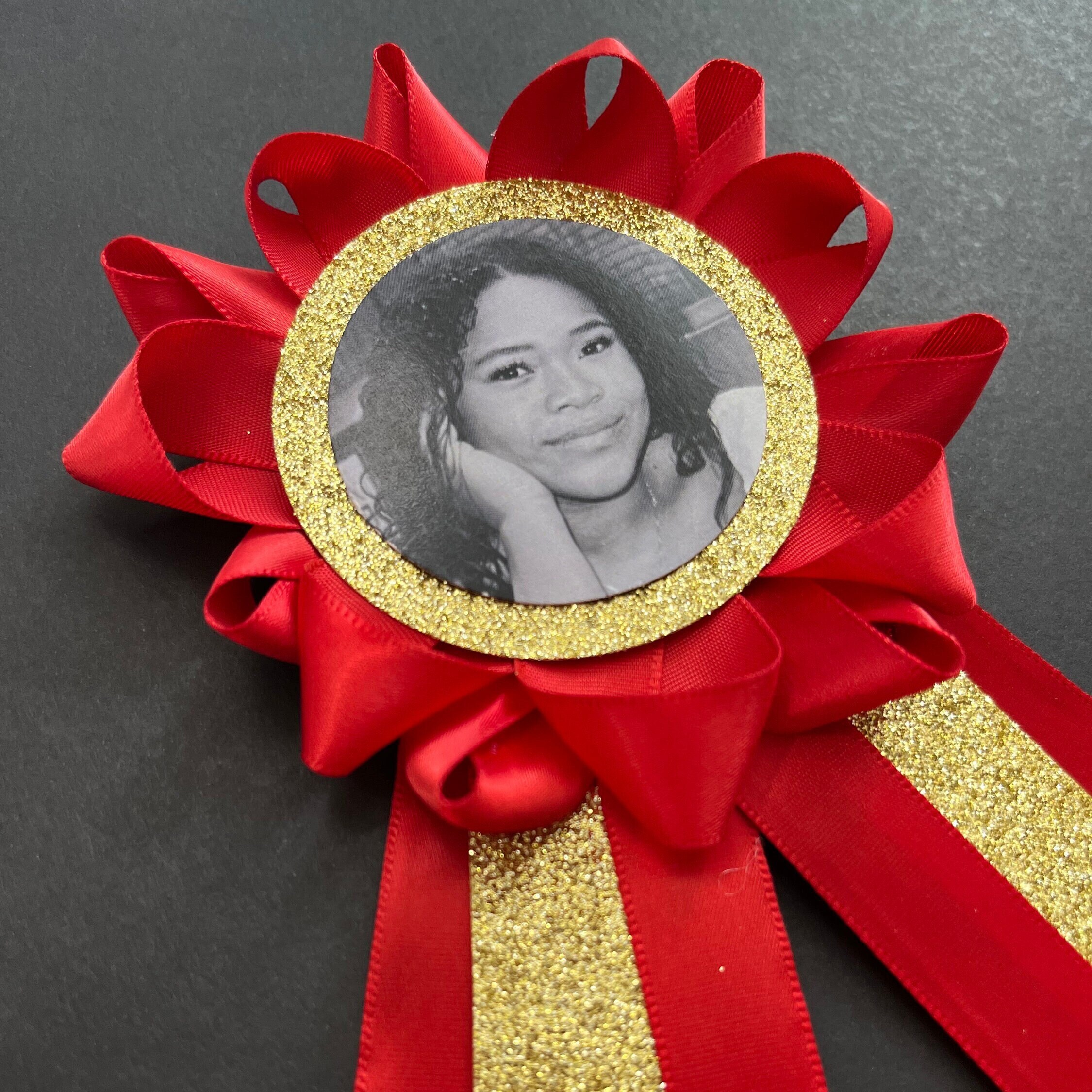 Personalized Ribbon Pin - Etsy