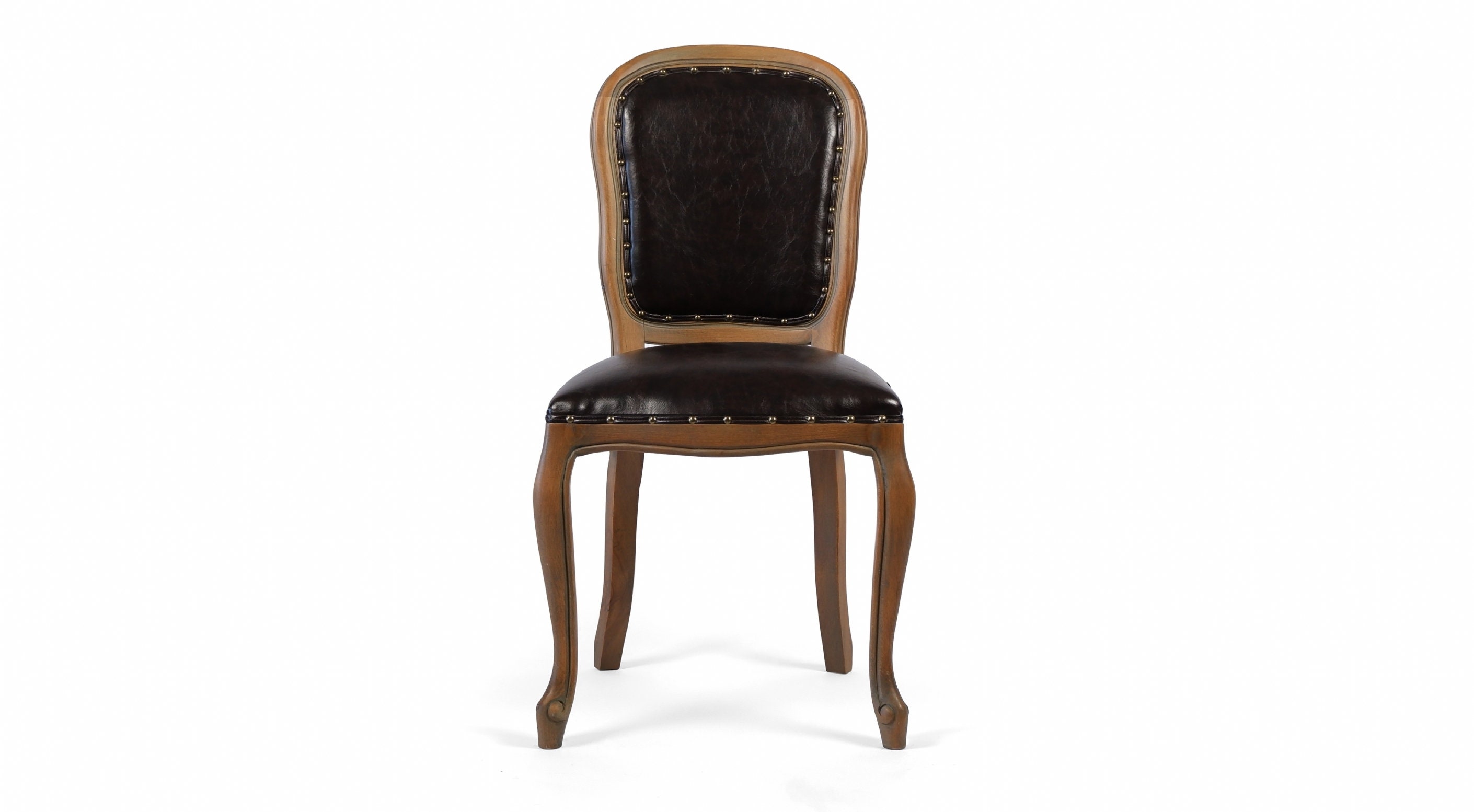 Walnut Office Chair Genuine Leather Dining Chair Luxury - Etsy Australia