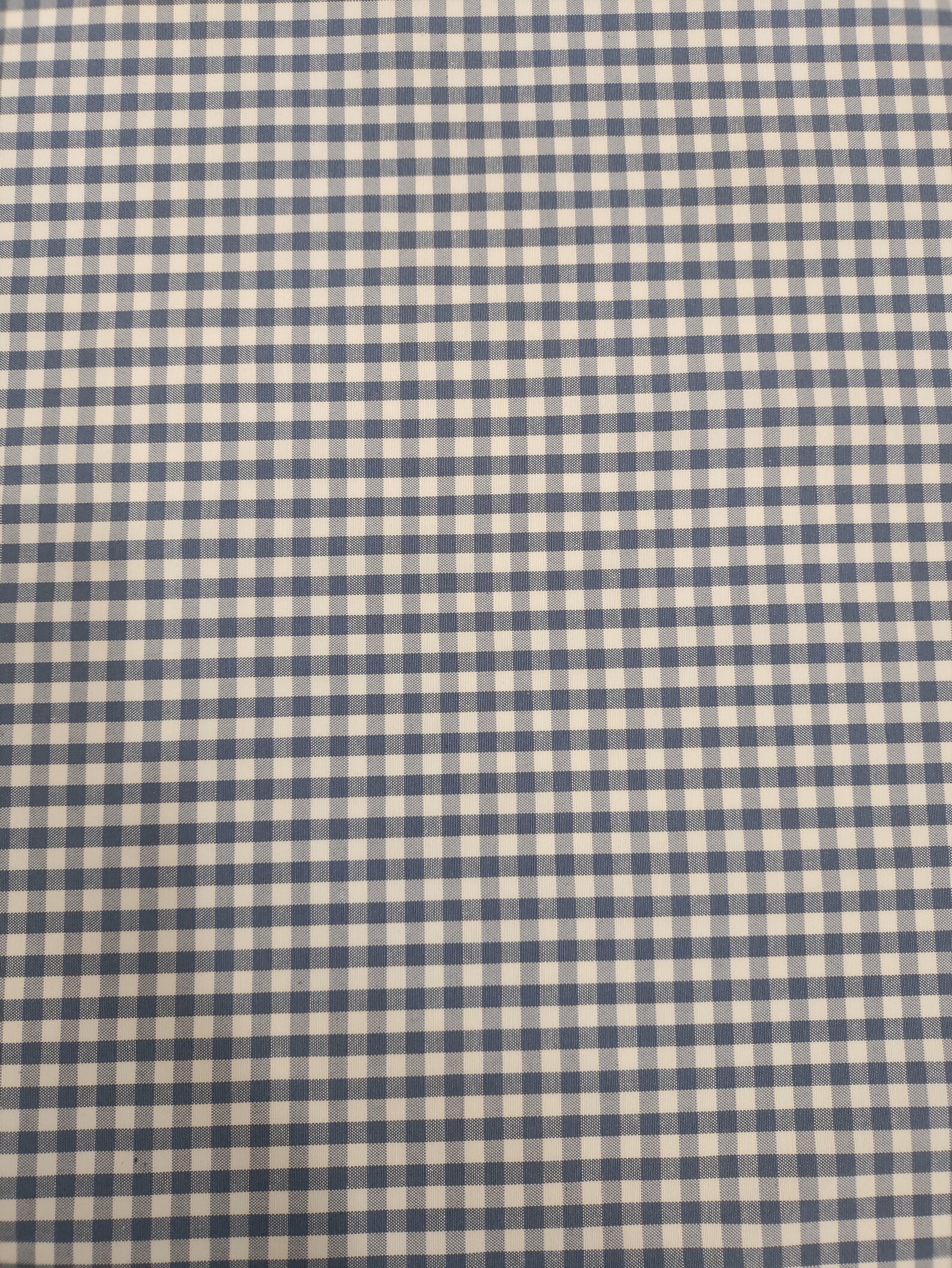 Blue Gingham Small Checked Fabric Fabric Sold by the Metre - Etsy UK