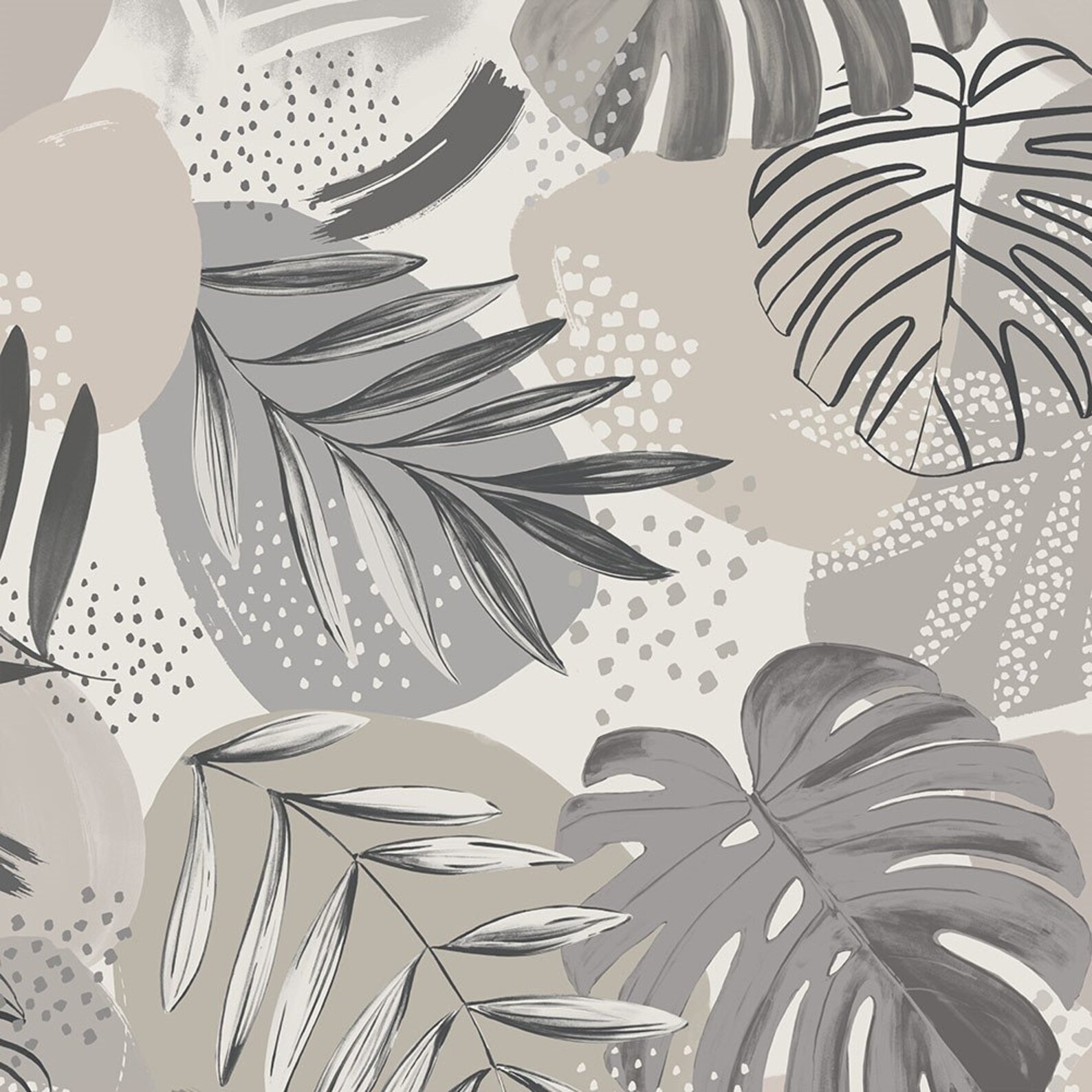 Abstract Jungle Wallpaper by Brand Mckenzie | Etsy