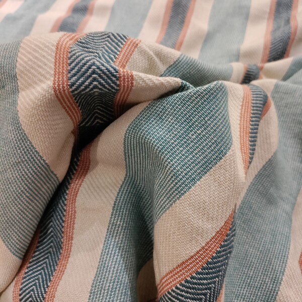 Striped Material - Etsy UK