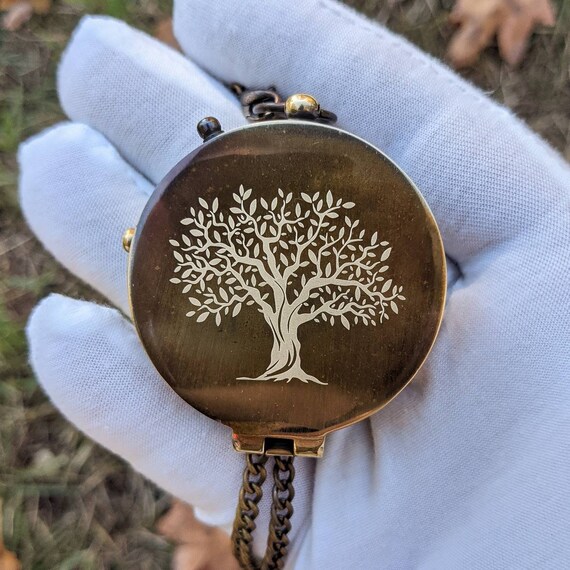 Compass Personalized Tree of Life Gifts Engraved Compass - Etsy