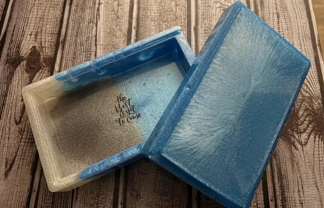 Epoxy Resin Storage Box: Personalized Keepsake Box - Etsy