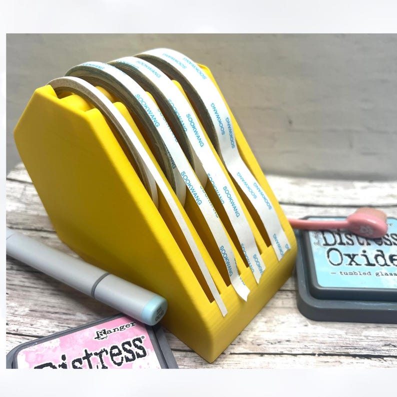 3D Printed Tape Dispenser: Double Sided, Washi & Foam Tape Holder - Etsy