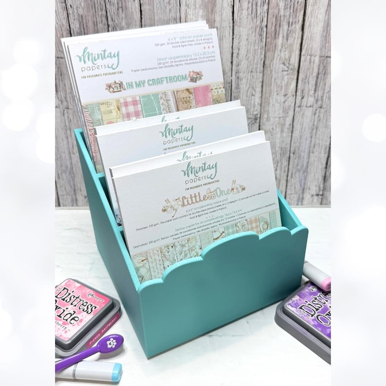 SCALLOPED CRAFTY CADDY Organizer 3D Printed - Etsy