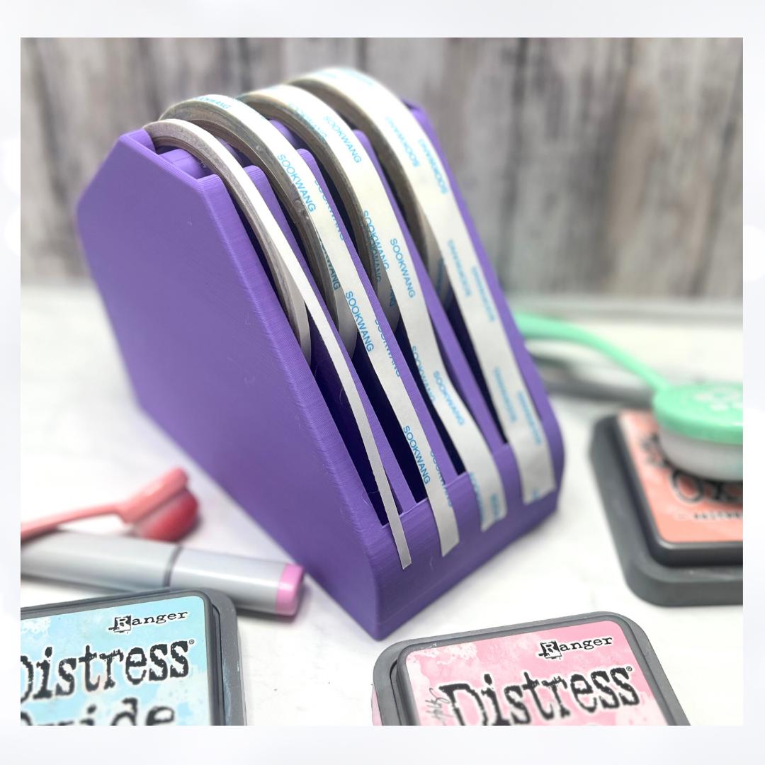 3D Printed Double Sided TAPE DISPENSER Holder - Also Holds Foam Tape ...