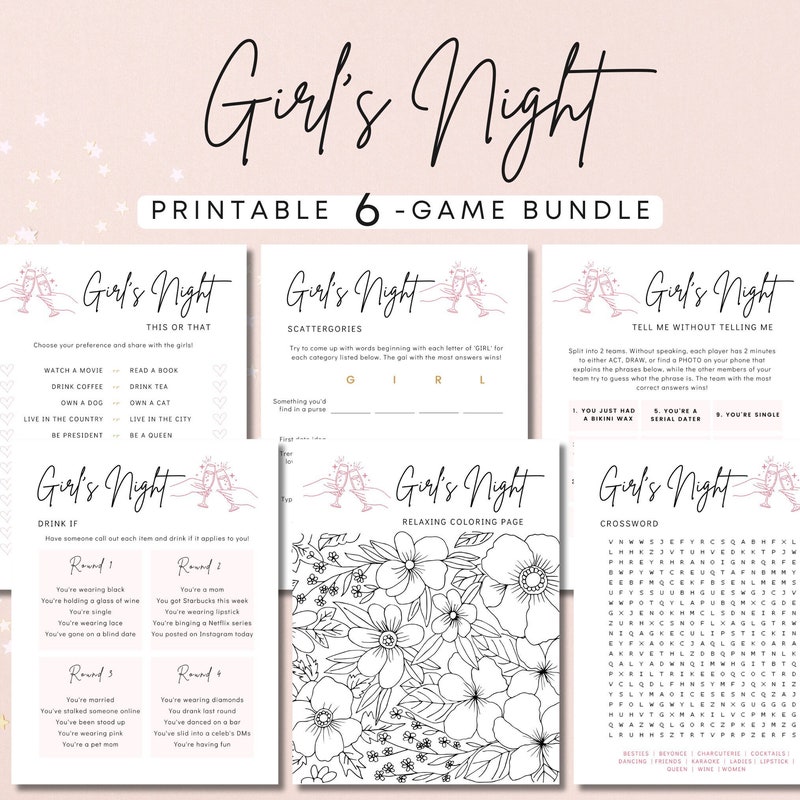 Girls Night Decorations - Etsy