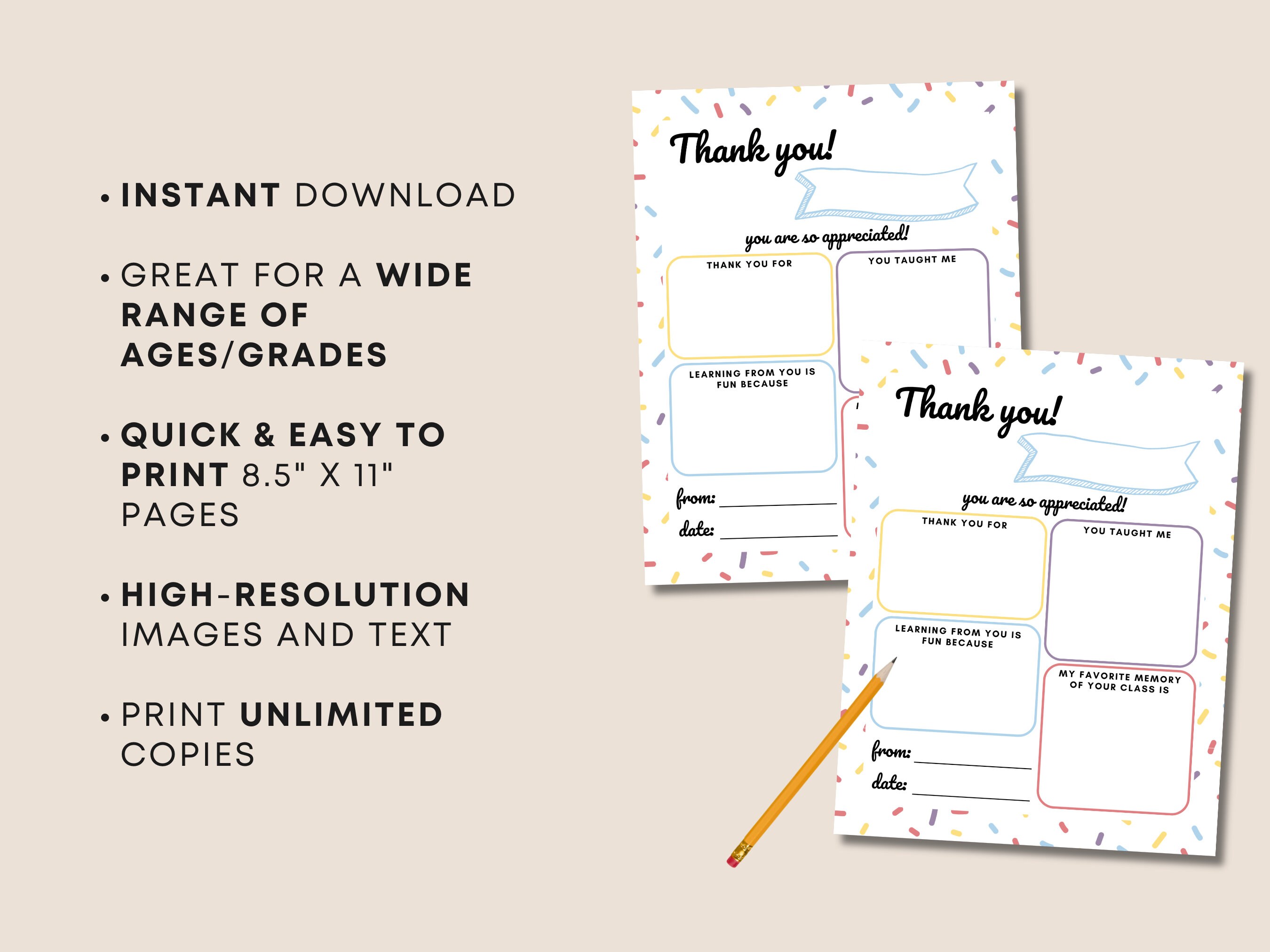 Printable Teacher Appreciation Note Card Teacher Appreciation Week ...