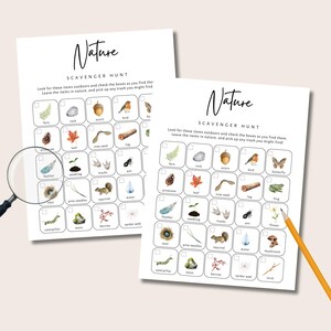 Nature Scavenger Hunt | Printable Kids Outdoor Treasure Hunt ...