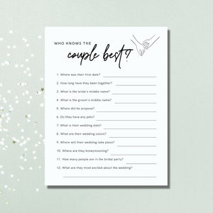 Editable Engagement Party Games, Printable Bundle, Engaged, Couples ...