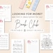 Book Club Printable | Book Discussion Question Guide | Book Review ...
