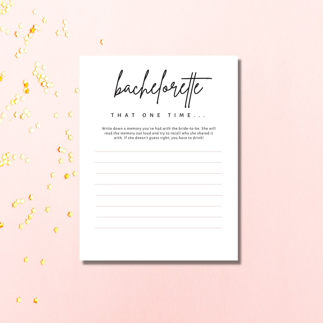 Bachelorette Party Game,printable Bach Weekend,fun Bach Party Idea ...