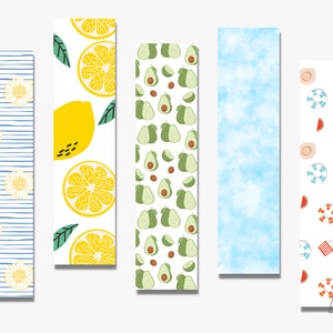 Printable Bookmark Bundle Print Book Mark Teen Teenage Girl Reading ...