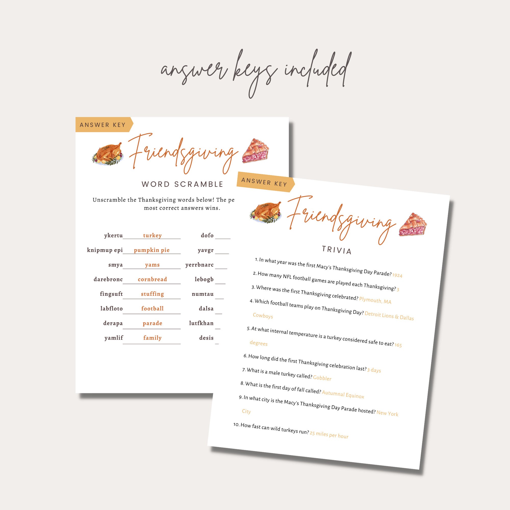 Friendsgiving Game Bundle,i Am Thankful For,thanksgiving Bingo ...