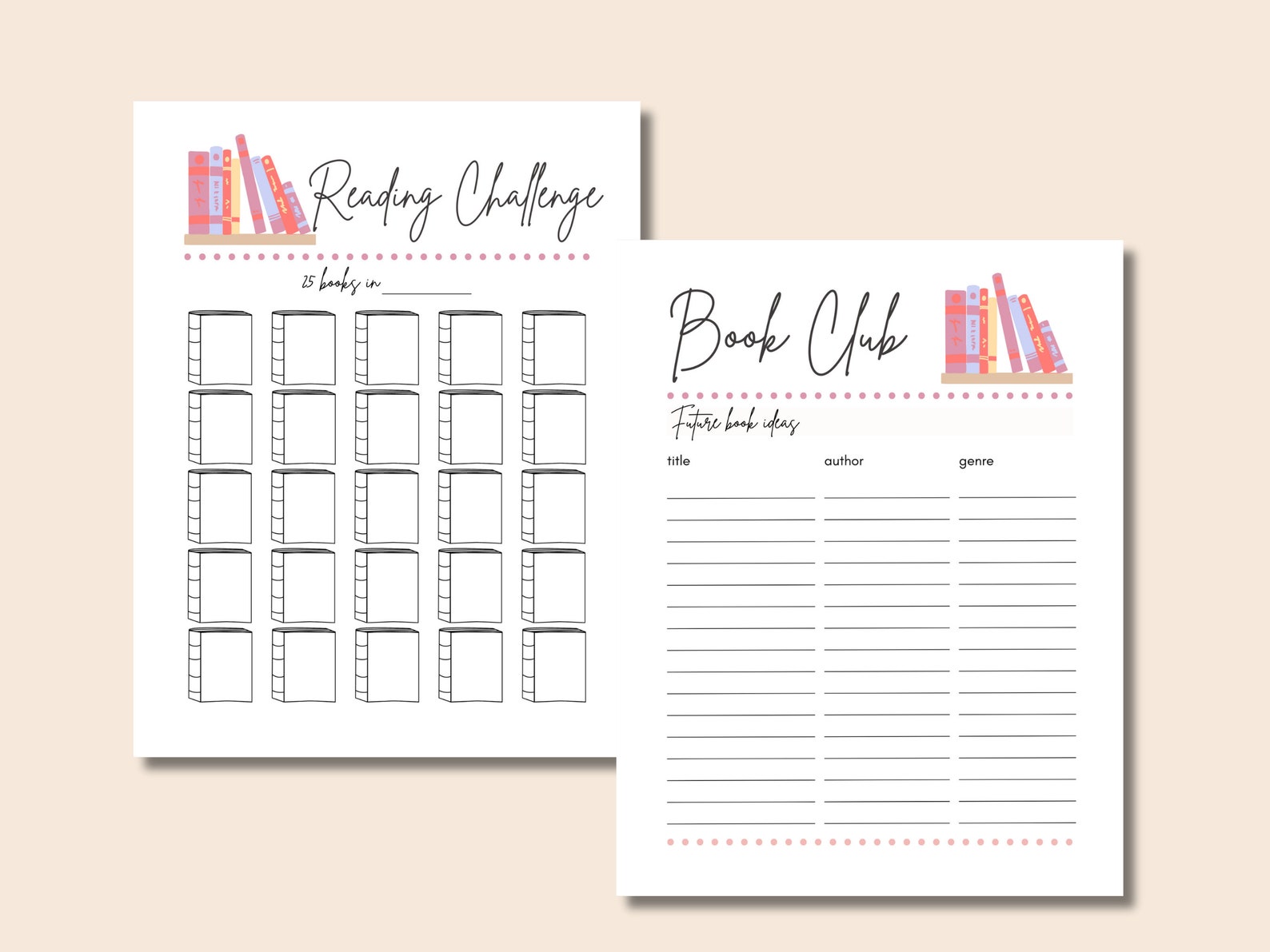 Book Club Discussion Bundle Printable Book Review Questions Journal ...