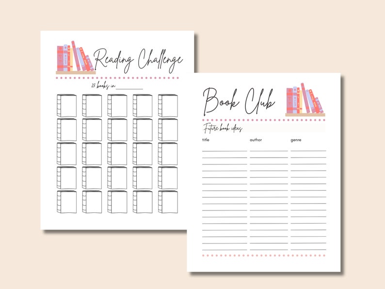 Book Club Discussion Bundle Printable Book Review Questions Journal ...