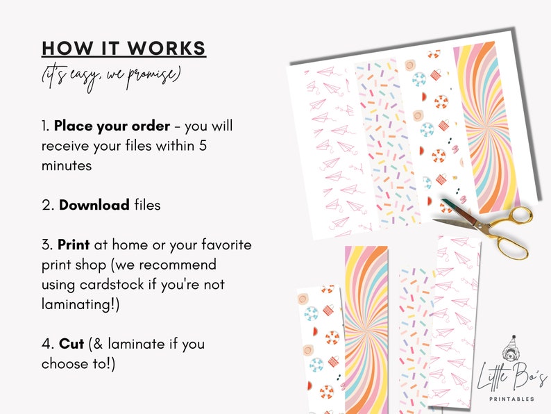 Printable Bookmark Bundle Print Book Mark Teen Teenage Girl Reading ...