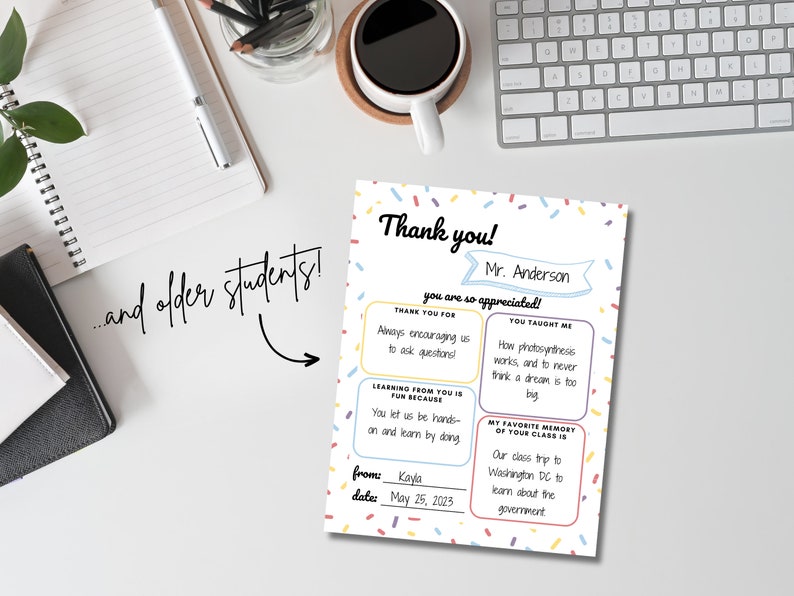 Printable Teacher Appreciation Note Card Teacher Appreciation Week ...