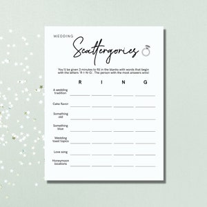 Editable Engagement Party Games, Printable Bundle, Engaged, Couples ...