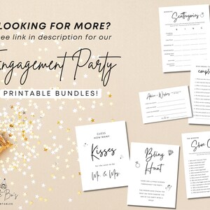 Engagement Party Game,engagement Party,bride Groom Advice and Wishes ...