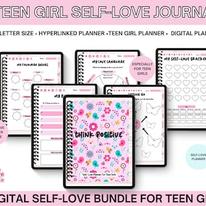Teen Self-love Journal, Teen Mental Health & Teen Self-care Planner ...