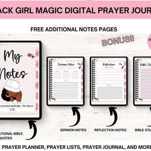 Digital Prayer Journal + Bible Study Guide, Faith Planner With Daily ...